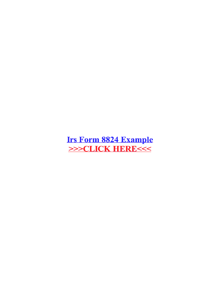 Fillable Online Irs Form 8824 Example Fax Email Print - pdfFiller