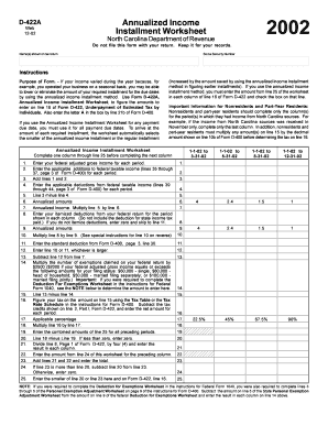Fillable Online Installment Worksheet Fax Email Print - pdfFiller