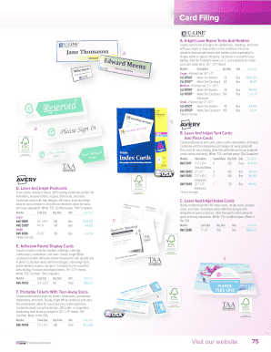 Fillable Online Card Filing Fax Email Print - pdfFiller
