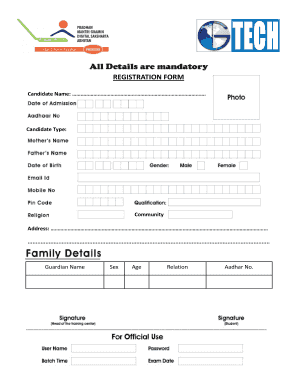 Fillable Online Candidate Type: Fax Email Print - pdfFiller