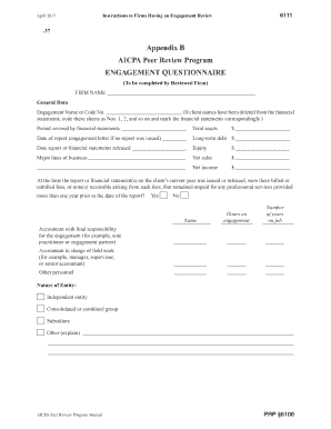 Fillable Online Engagement Questionnaire Fax Email Print - pdfFiller