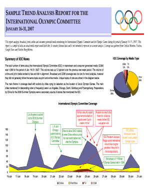 Fillable Online SAMPLE TREND ANALYSIS REPORT FOR THE Fax Email Print ...
