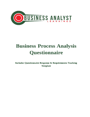 Fillable Online Business Process Analysis Fax Email Print - pdfFiller