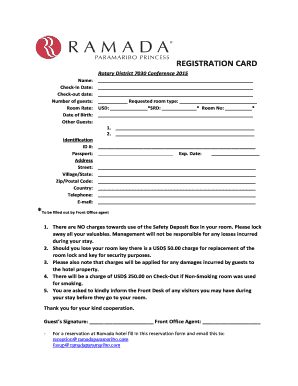 Fillable Online Room Rate: Fax Email Print - pdfFiller