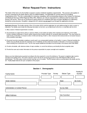 Fillable Online healthandwelfare idaho Waiver Request Form ...