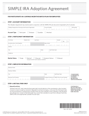 Fillable Online Pershing LLC, the Custodian, has given the Participant ...