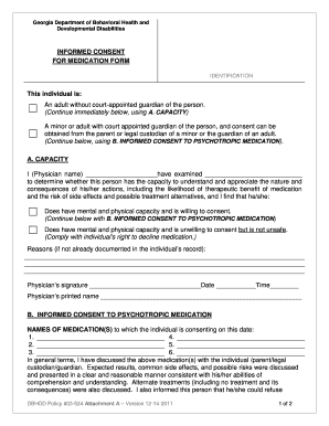 Fillable Online FOR MEDICATION FORM Fax Email Print - pdfFiller