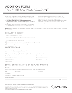 Fillable Online ADDITION FORM Fax Email Print - pdfFiller