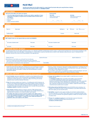 Fillable Online Hold Mail Fax Email Print - pdfFiller