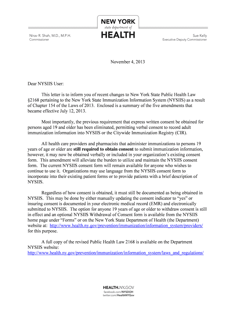 Fillable Online Dear NYSIIS User: Fax Email Print - pdfFiller