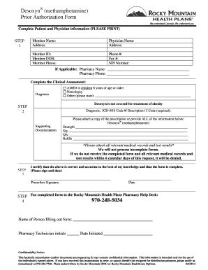 Fillable Online rmhp 970-248-5034 () Prior Authorization Form - rmhp ...