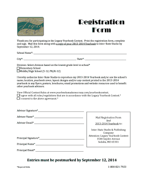 Fillable Online Complete and Print your registration form here ...