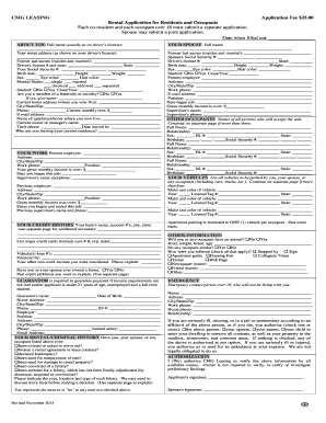 CMG LEASING Application Fee $25.00 Rental ... - Cmgleasing.com - Fill ...