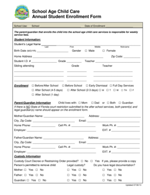 Fillable Online SUNRISE SUNSET PROGRAM REGISTRATION FORM Fax Email ...