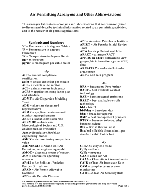 Fillable Online tceq texas Air Permitting Acronyms and Other ...