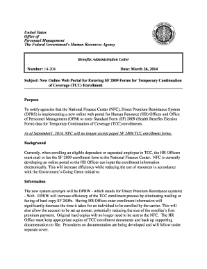 Fillable Online opm Number: 14-204 Fax Email Print - pdfFiller