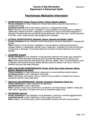 Fillable Online sbcounty Consent for Administration of Psychotropic ...