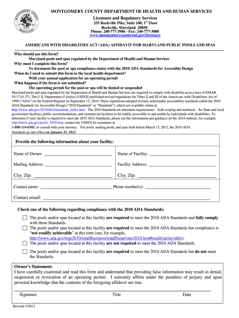 Fillable Online montgomerycountymd City, Zip: City, Zip - Montgomery County, Maryland Fax Email ...