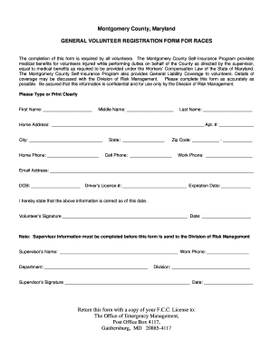 Fillable Online montgomerycountymd Montgomery County, Maryland ...