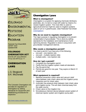 Fillable Online cepep colostate 409 Chemigation Laws. ESA/WHD Form WH ...