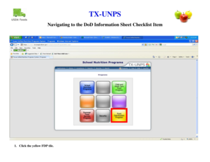 Fillable Online texasagriculture Navigating to the DoD Information ...