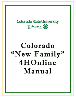 Fillable Online extension colostate Colorado New Family - Colorado ...