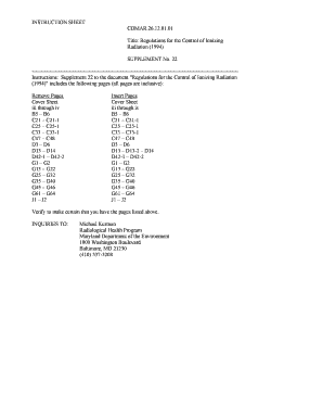Fillable Online pbadupws nrc INSTRUCTION SHEET COMAR 26120101 Title ...