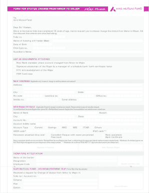 Fillable Online 111214066-Status Changes Form-Form ... - Axis Mutual ...