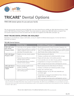 Fillable Online tricare tricare dental online form Fax Email Print ...