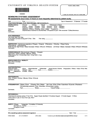 Fillable Online virginia UNIVERSIT Y OF V IRGINI A HEALTH SYSTEM PLACE ...