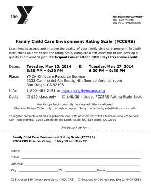 Fillable Online crs ymca Family Child Care Environment Rating Scale ...