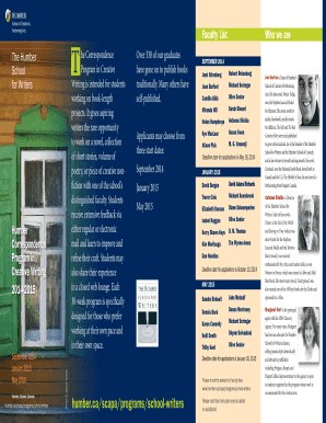 Fillable Online Faculty List Fax Email Print - pdfFiller