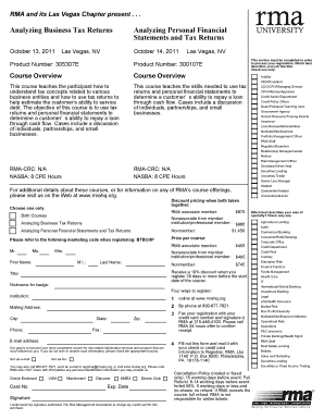 Fillable Online Analyzing Personal Financial Statements and Tax ...