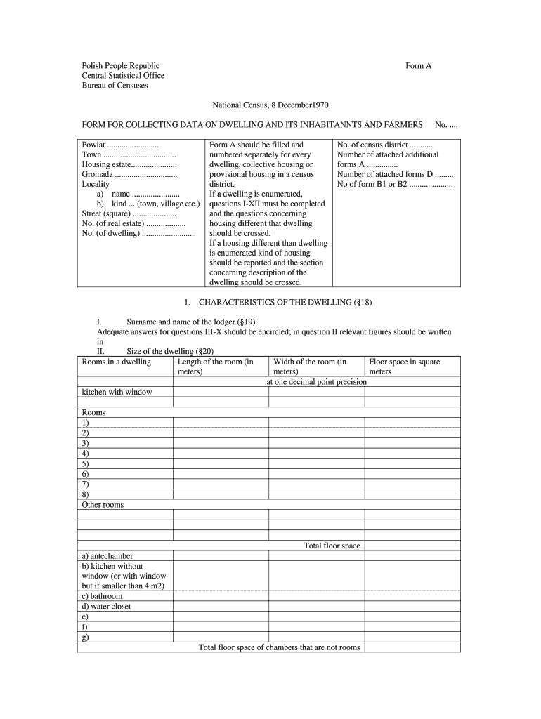 Fillable Online hist umn Polish People Republic Form A Central ...