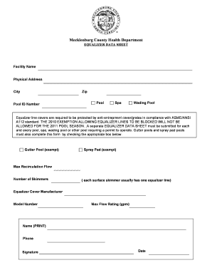 Fillable Online charmeck Mecklenburg County Health Department ...