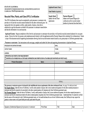 Fillable Online calrecycle ca CalRecycle778-FPGrevised.doc. CalRecycles ...
