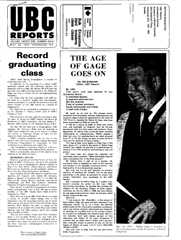 Fillable Online REPORTS - UBC Library - The University of British Columbia Fax Email Print ...