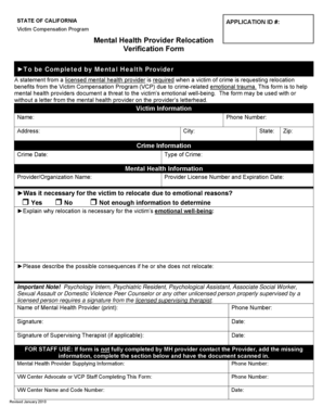Fillable Online 1800victims Law Enforcement Verification Form. Sonoma ...