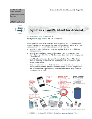 Fillable Online Synthesis SyncML Client for Android - Page 1/50 Fax Email Print - pdfFiller