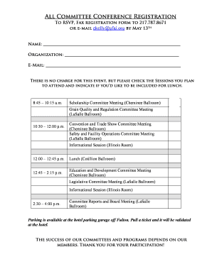 Fillable Online gfai The event flyer and registration fillable form ...