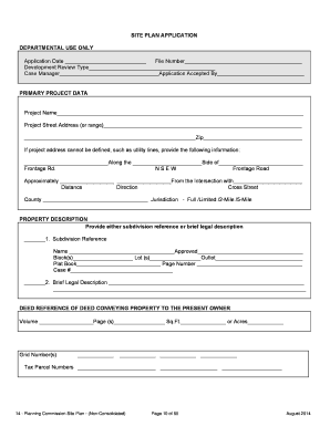 Fillable Online austintexas LAND USE COMMISSION SITE PLAN Fax Email Print - pdfFiller