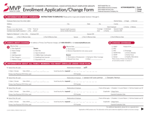 Fillable Online coloniechamber Enrollment/Change Form for Chamber and Multi-Employer Groups ...