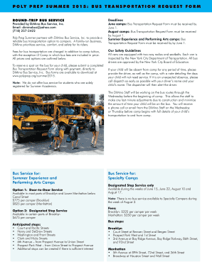 Fillable Online Bus transportation request form - Poly Prep Country Day ...