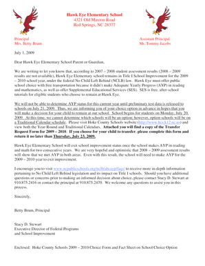 Fillable Online hcs k12 nc Hawk Eye Elementary School 4321 Old Maxton ...