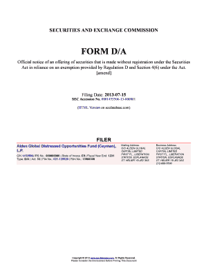 Fillable Online Alden Global Distressed Opportunities Fund (Cayman), L ...