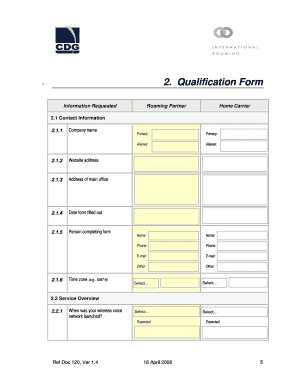 Fillable Online wiki cdg International Voice Roaming Partner ...