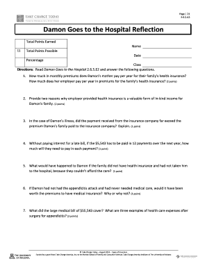 Fillable Online steilacoom k12 wa Types of Insurance lesson plan 265 ...
