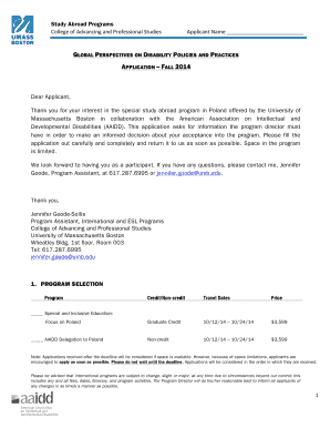 Fillable Online 2014 Poland Application Form - AAIDD Fax Email Print ...