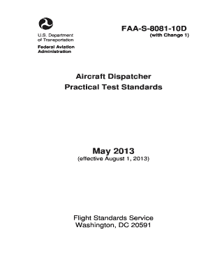 Fillable Online FAA-S-8081-10D Fax Email Print - pdfFiller