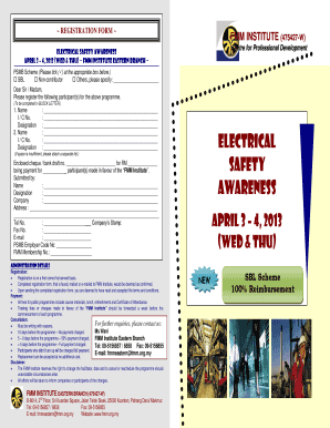 Fillable Online ELECTRICAL SAFETY AWARENESS Fax Email Print - pdfFiller